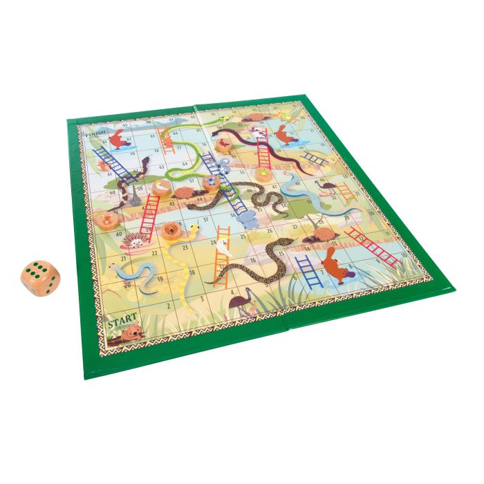 Aussie Animals Snakes and Ladders Game by The Australian Collection ...